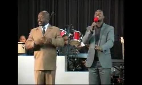 Apostle V Mahlaba flowing in the Spirit