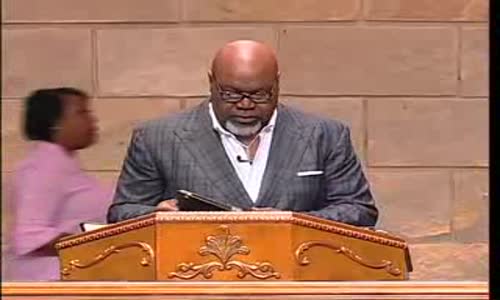 A special moment with Bishop Jakes and his son Dexter