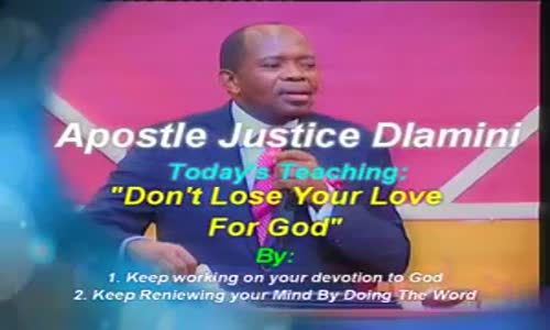 The Last Days Part 1_ Don't Lose Your Devotion To God by Apostle ...