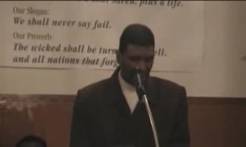 Pastor Nathan Simmons at All Natons cogic