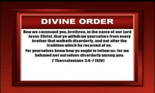 Divine Order for your Life 1 of 4 by Pastor Matthew Ashimolowo