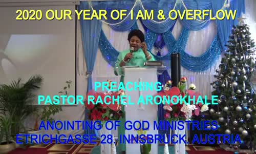 Preaching Pastor Rachel Aronokhale - Anointing of God Ministries First ...